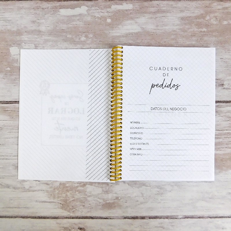 CUADERNO DE PEDIDOS/ EMPRENDEDORES Int. B&N Conv.