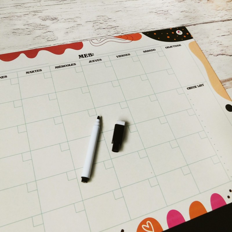 PLANNER MENSUAL A3 IMANTADO Conv.